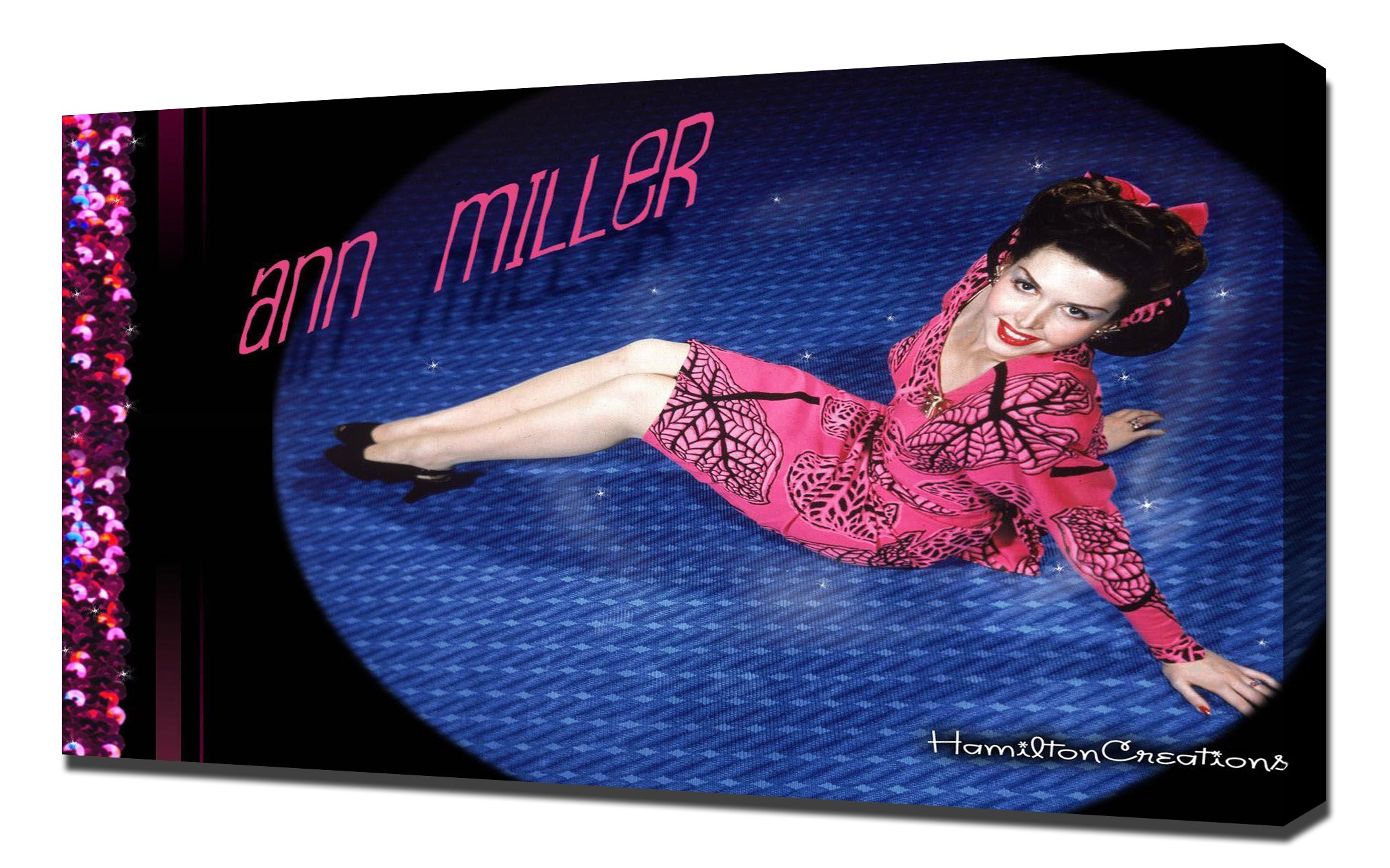 Compatible With - Ann Miller Wallpaper 01 - Canvas Art Print