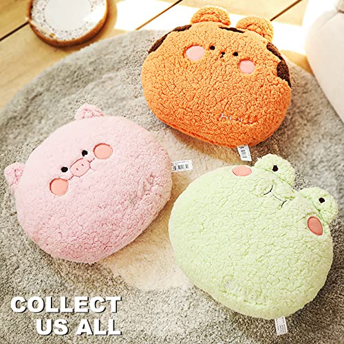 Onsoyours Frog Plush Pillow, Super Soft Frog Stuffed Animal, Adorable Plush Frog Cuddle Cushion Pillow for Kids