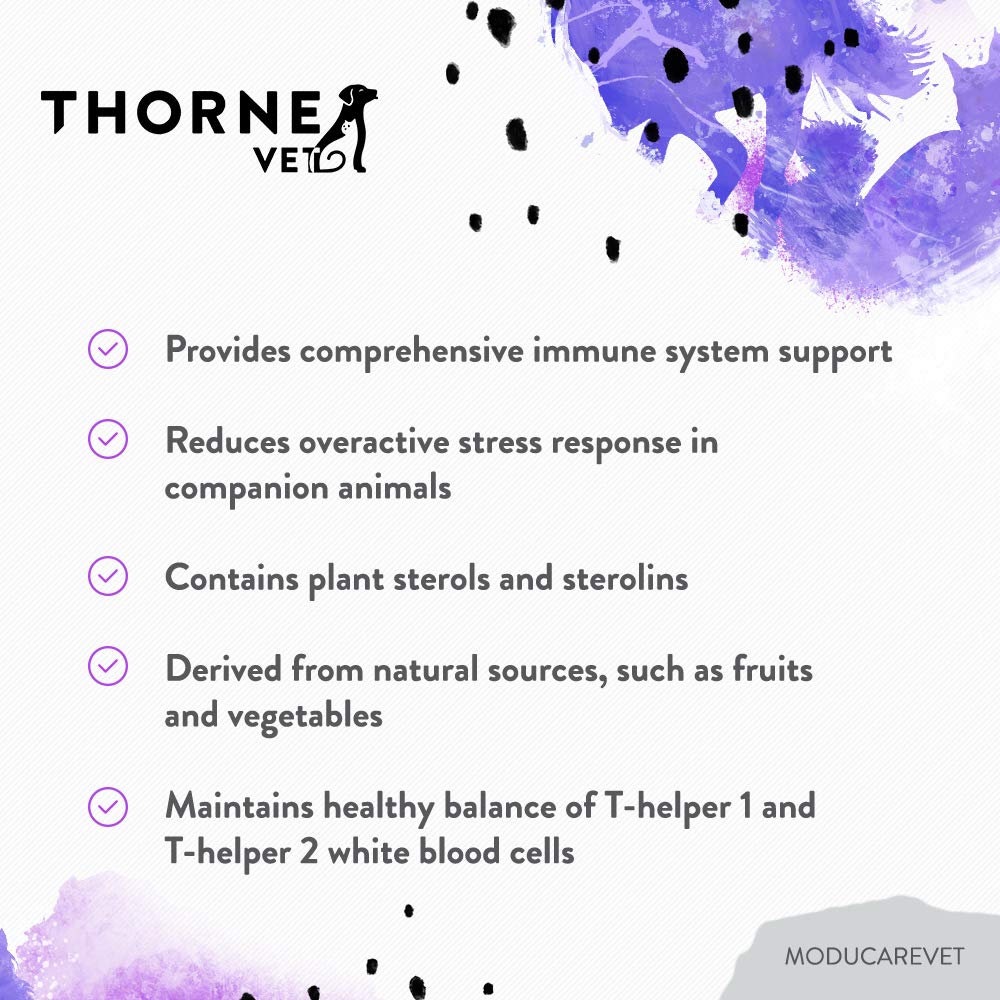 ThorneVet ModucareVET β Immune System Support from Plant Sterols for Dogs, Cats & Horses, 90 Soft Chews