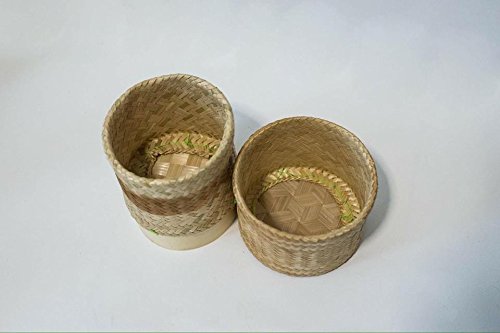 New Sticky rice bamboo thai basket Handmade big and small