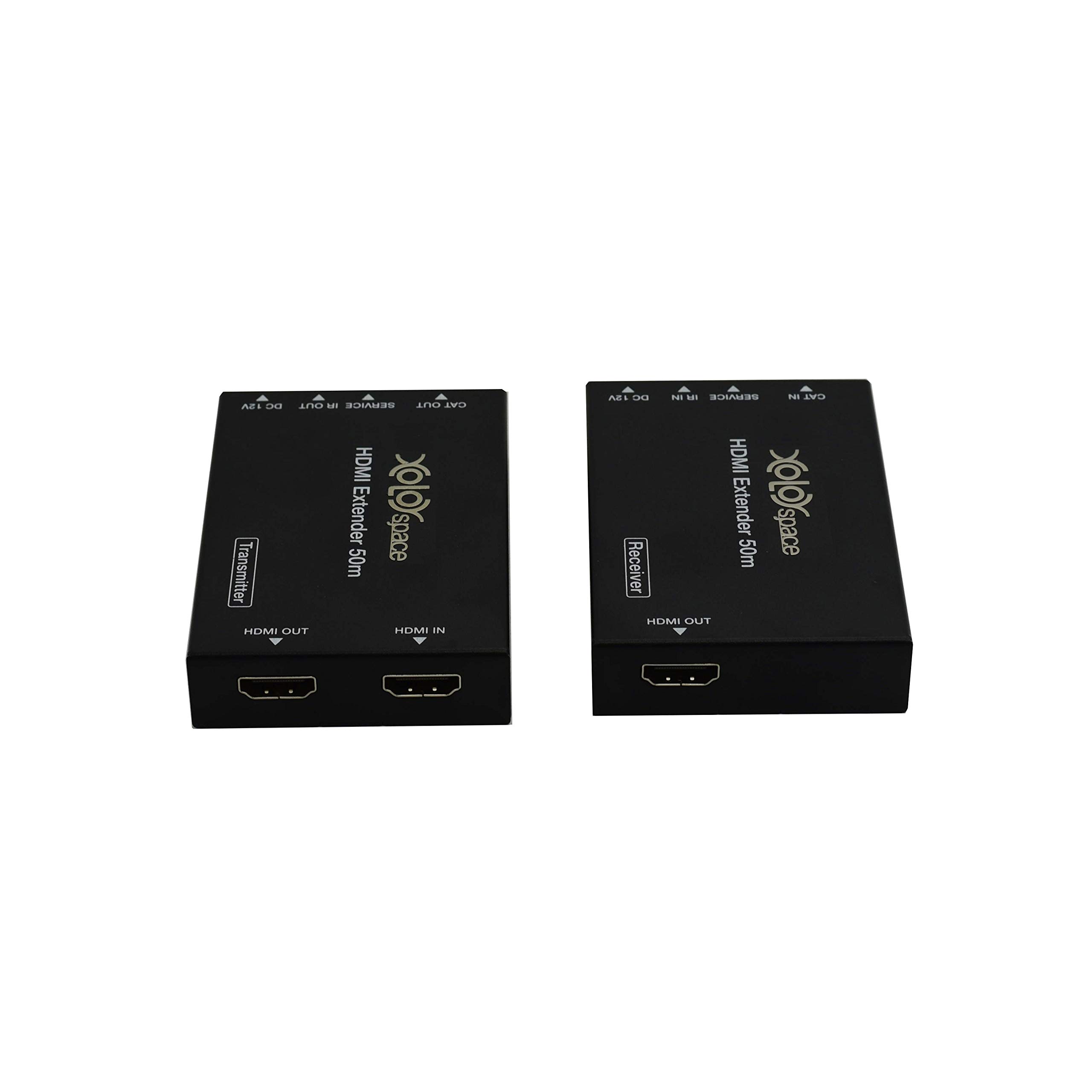 XOLORspace HT004S 60m 4K 60HZ 4:4:4 HDMI Extender Over CAT6 with HDMI Loop Out, IR Return Signal, PoC, HDMI 2.0b & HDCP 2.2 Standard, Bandwidth 18Gbps