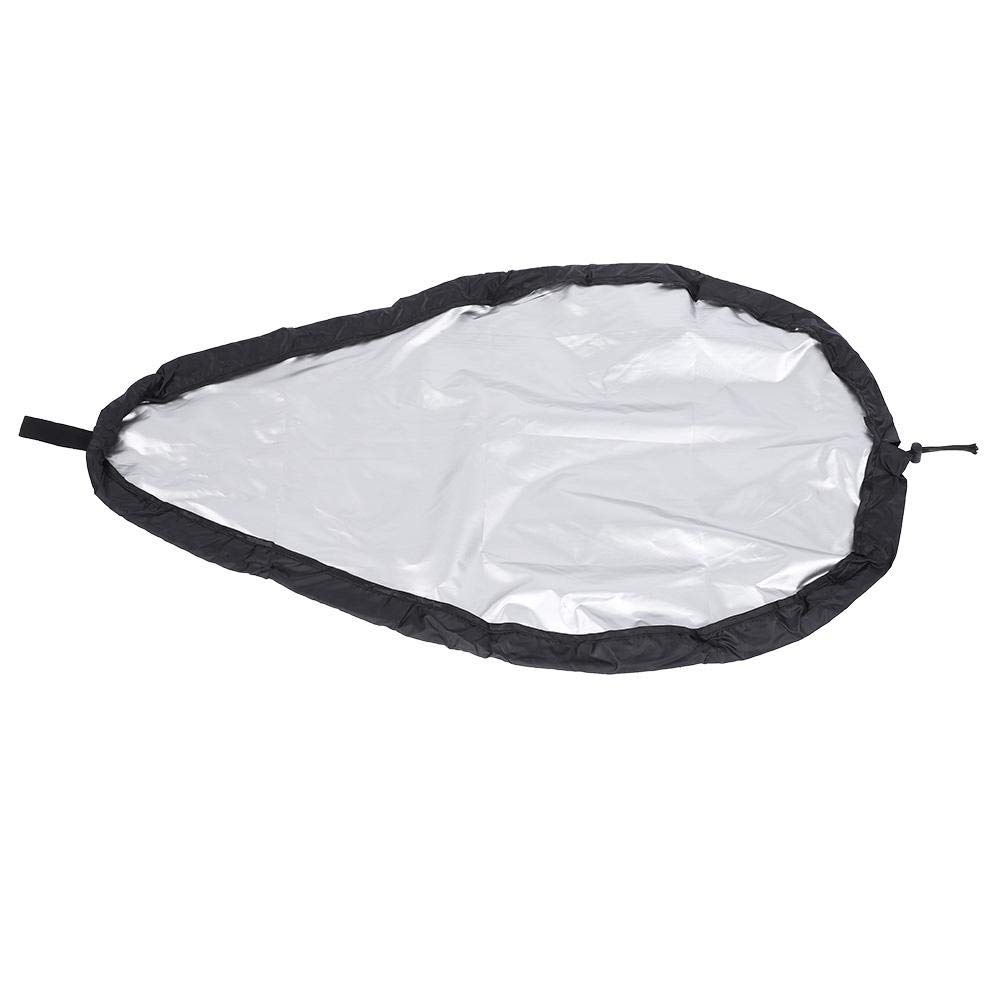 Cockpit Cover for Kayak, Kayak Cockpit Protector, Breathable Adjustable UV50+ Universal Fit Blocking Kayak Canoe Cockpit Cover Protector Black 5 Sizes Optional for Indoor and Outdoor(XL)
