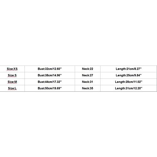 HonpraD Light Medium Dog Puppy Clothes Spring Summer Dog Clothes Pet Vest Elastic Soft Vest Pajama Coat Jacket Shirt for Autumn Winter Indoor Outdoor Sweater