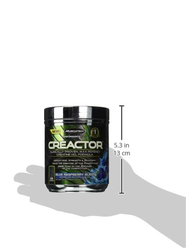 Creatine Powder | MuscleTech Cell-Tech Creactor | Creatine HCl Formula | Muscle Builder for Men & Women | Creatine HCl + Free-Acid Creatine | Creatine Supplements | Blue Raspberry Blast, 120 Servings