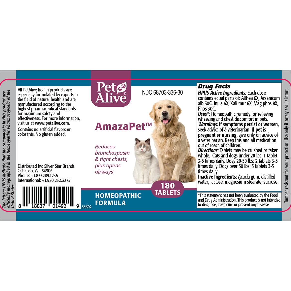 PetAlive AmazaPet Tablets 2 Pack