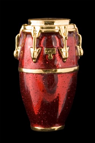 Conga Drum Pin - Red
