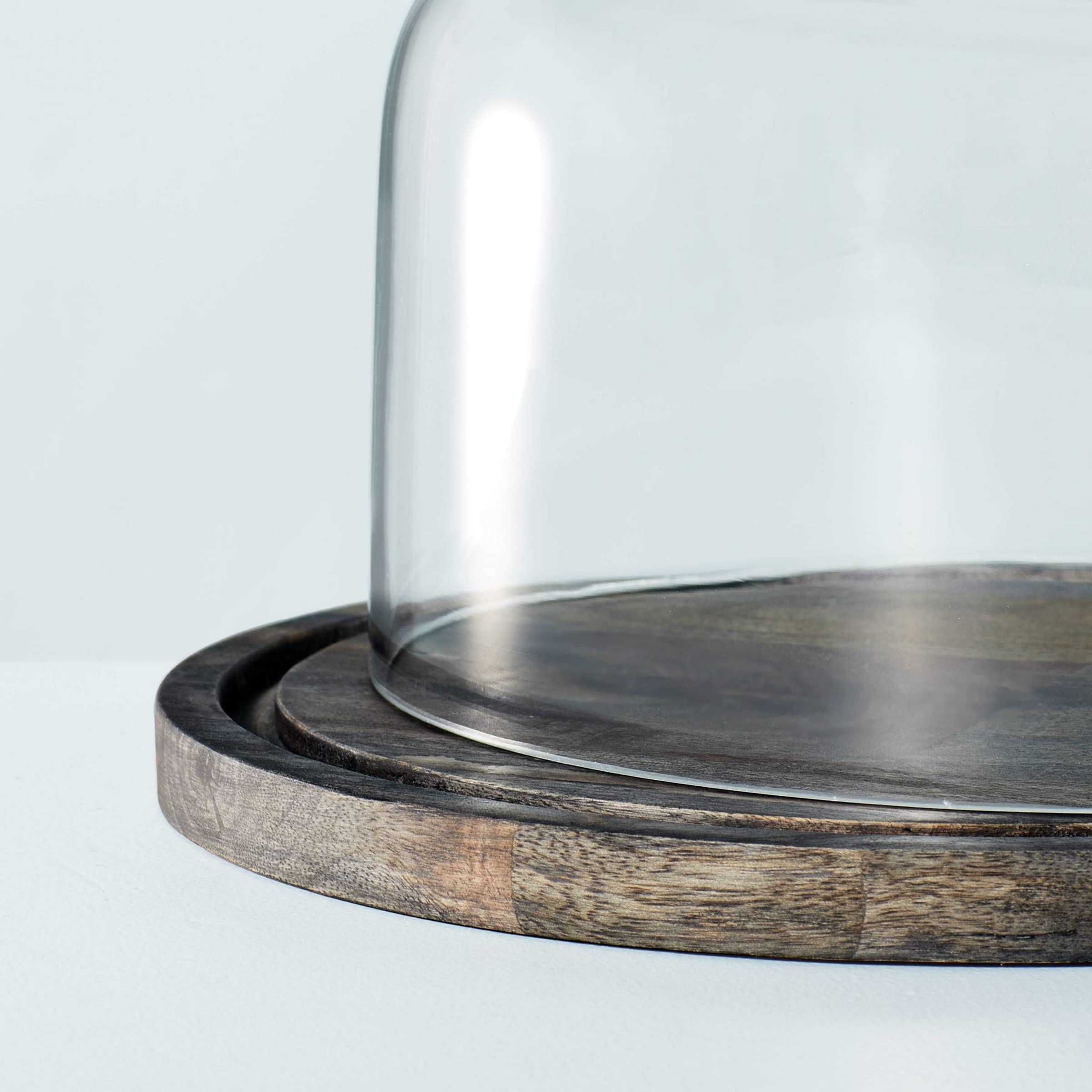 Covered Cake Stand - Hearth & Hand with Magnolia (Wood - Distressed)