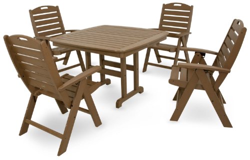 Trex Outdoor Furniture Yacht Club Folding Highback Chair, Tree House
