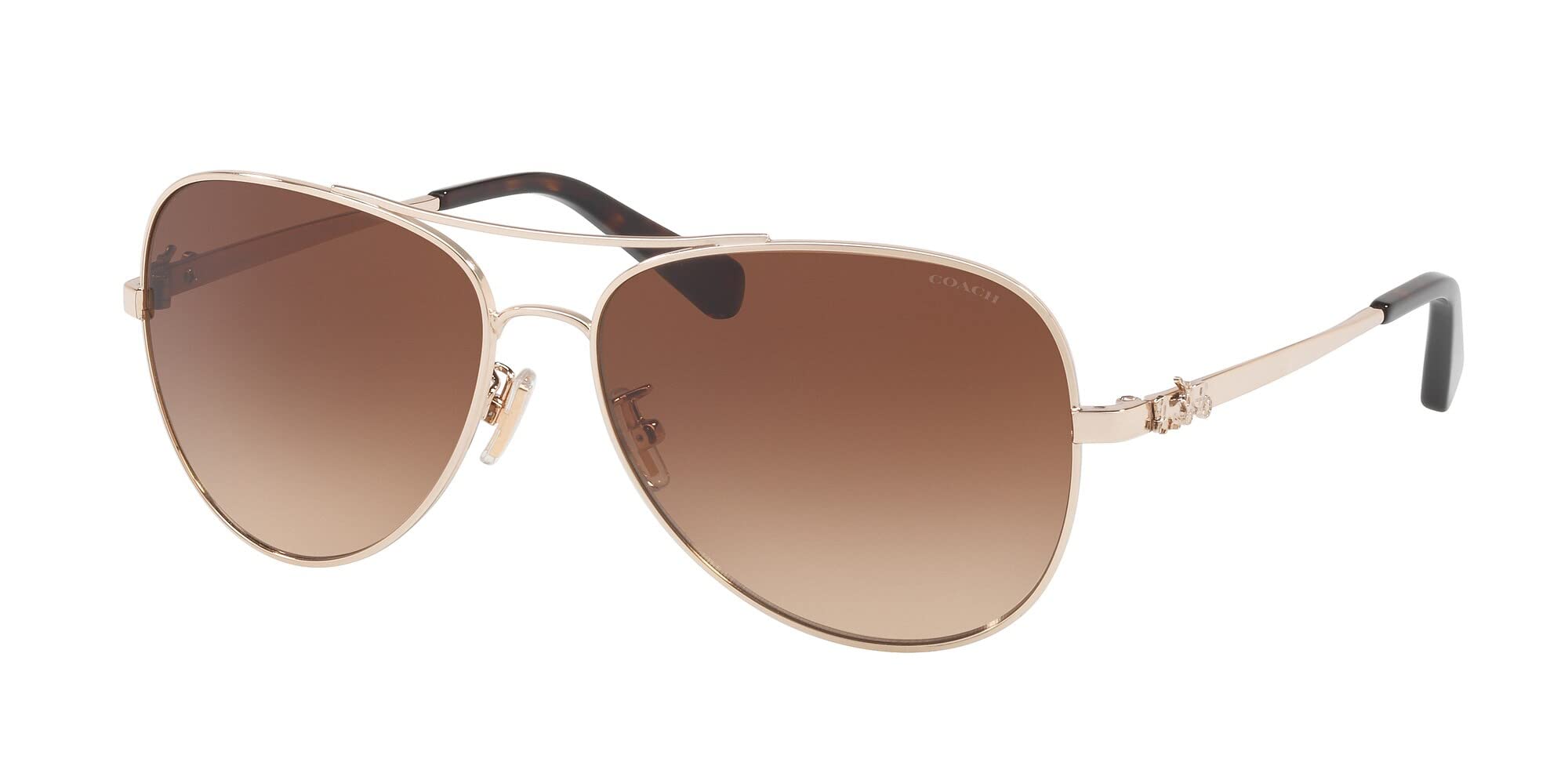 Coach Sunglasses HC 7074 931013 Light Gold