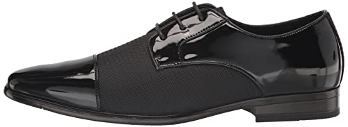 Stacy Adams Men's Pharaoh Cap Toe Oxford, Black, 12 Wide