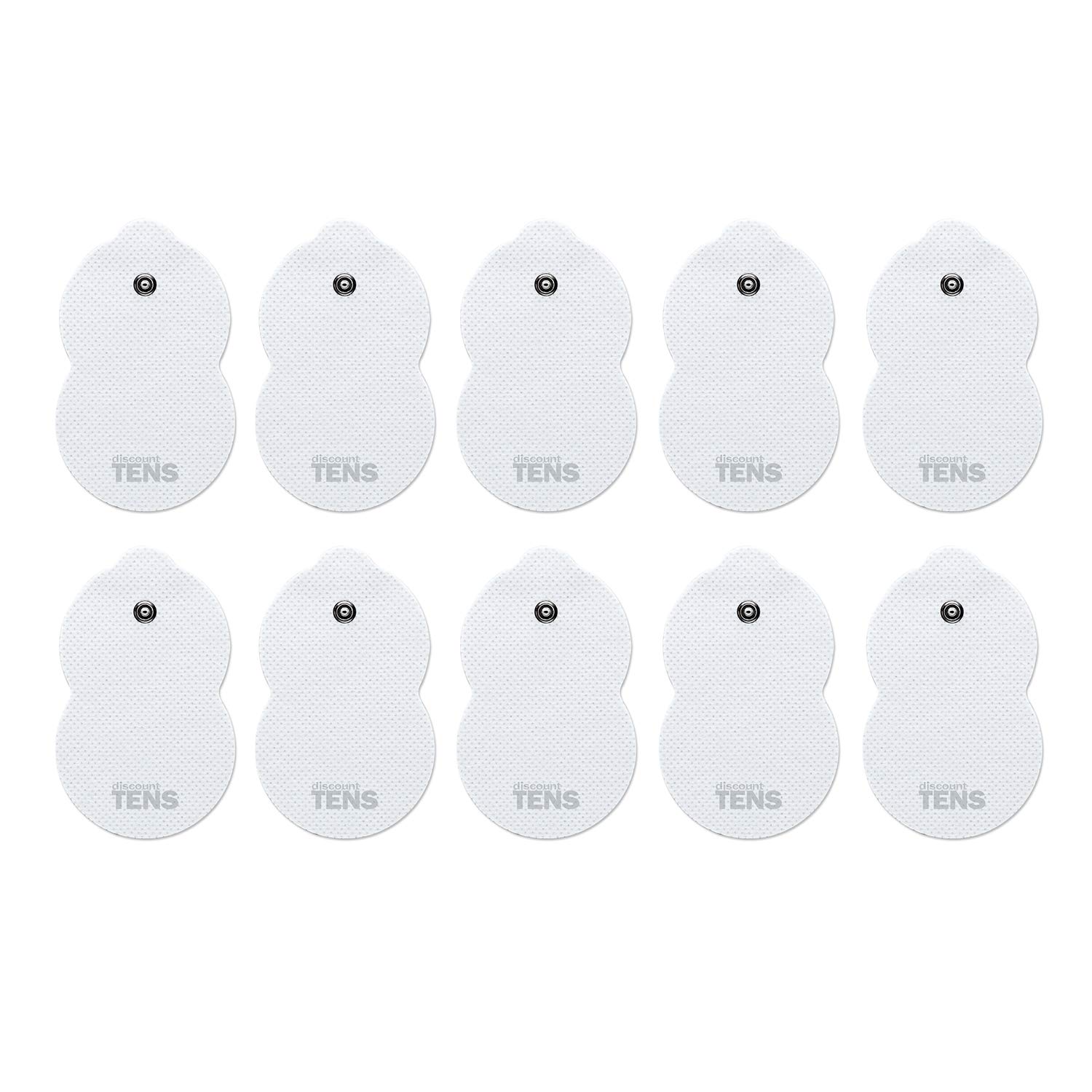 Premium TENS Electrodes Compatible with Omron. 10 (5 Pair) Replacement Electrode Pads Compatible with Omron TENS Devices. Discount TENS Brand.