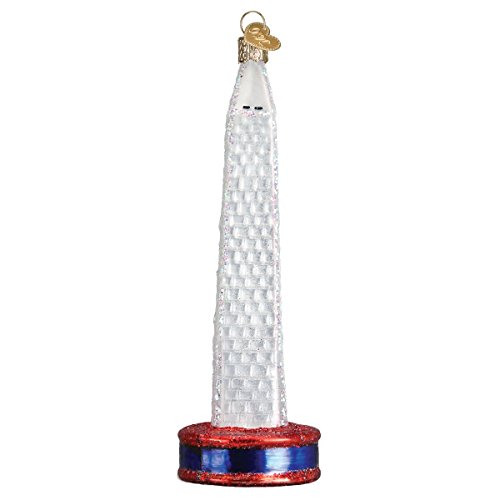 Old World Christmas Glass Blown Ornament Washington Monument (20093)