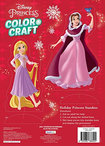 Disney Princess: Tis the Season to Sparkle: Color & Craft with 4 Big Crayons and Stickers