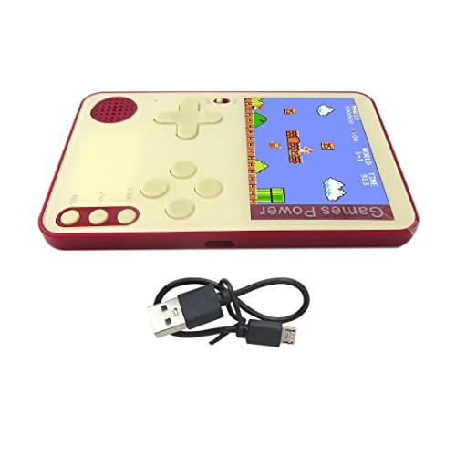 Handheld Retro Video Game Console with 500 Classic FC Games, Good Present for Kids(Red)