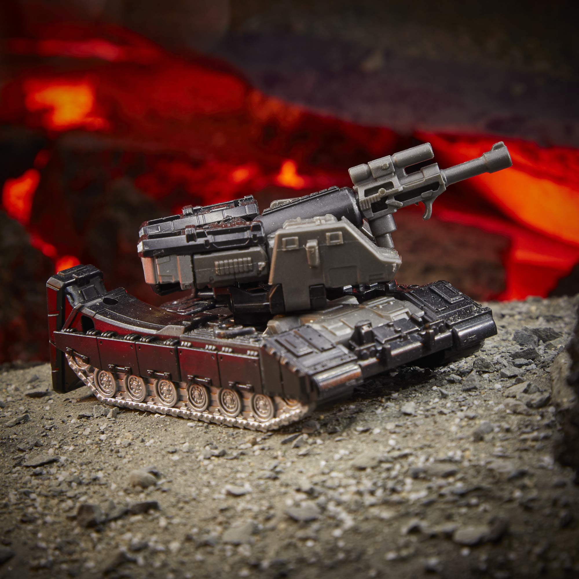 Transformers Toys Generations War for Cybertron: Kingdom Core Class WFC-K13 Megatron Action Figure - Kids Ages 8 and Up, 3.5-inch, Black