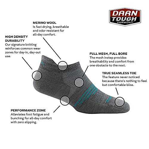 Darn Tough (Style 1106) Women's Element Athletic Sock - Black, Small