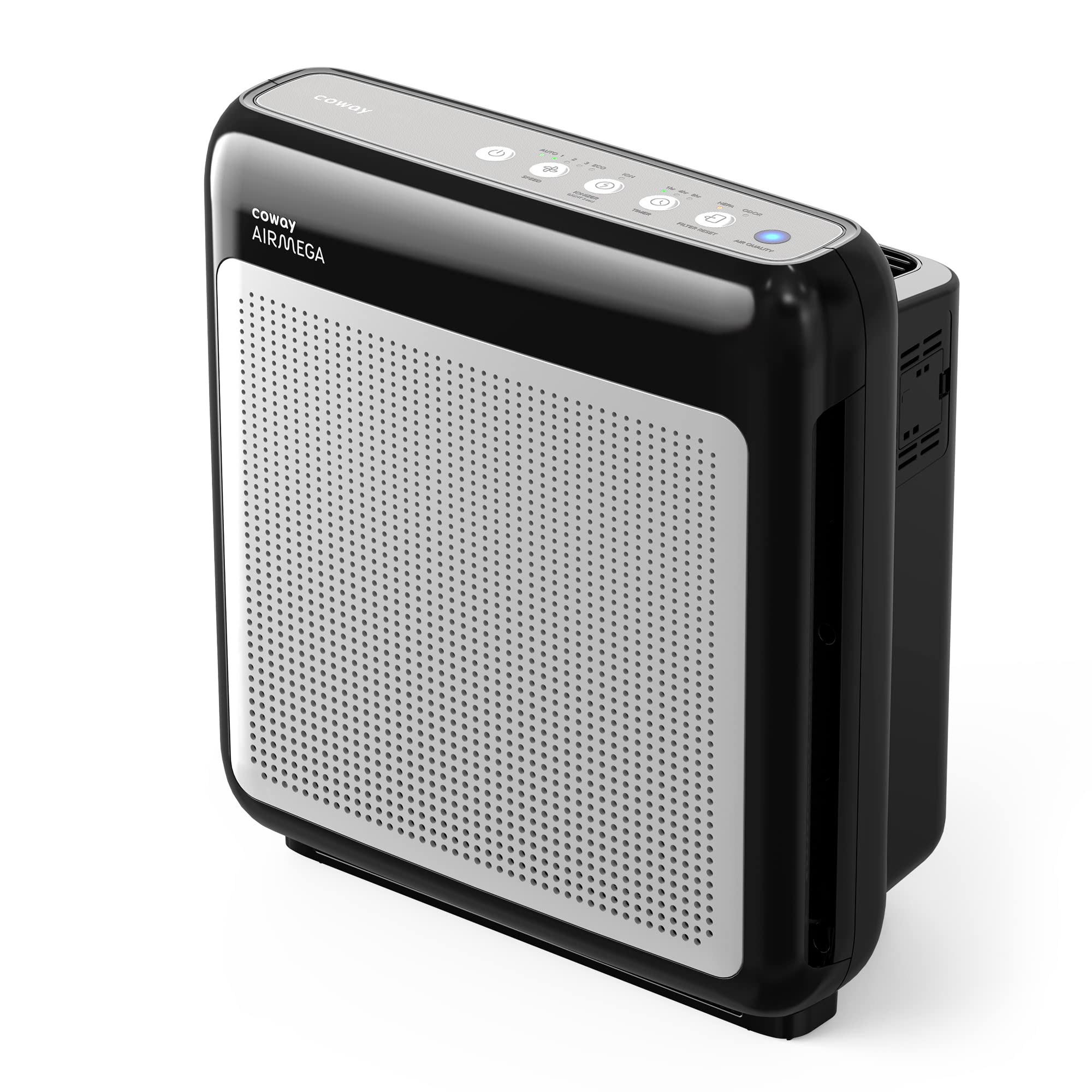 Coway AIRMEGA 200M True HEPA Air Purifier, 361 sq.ft, Black