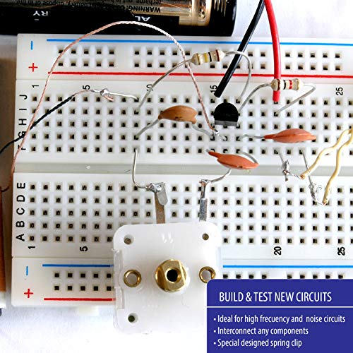 Deke Home 4 Solderless Breadboard Kit. 2x830- large +2x400-small. Arduino Bread board for Proto Shield electronic distribution circuit. Connecting mini blocks boards raspberry pi jumper wires circuits