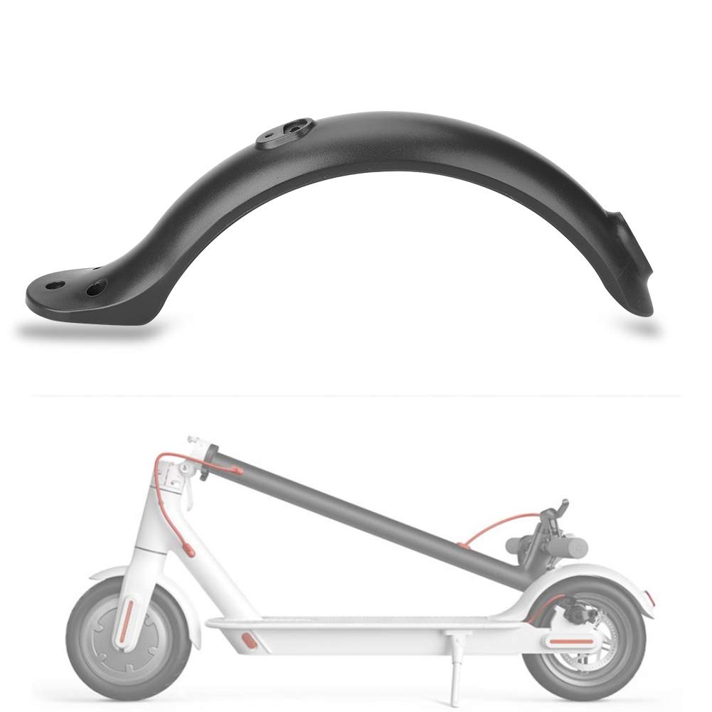 Delaman Electric Scooter Fender, Rear Mudguard Scooter Fender Bracket Scooter Replacement Accessory Support Mudguard Bracket Fender Compatible for Xiaomi M365 Scooter Black