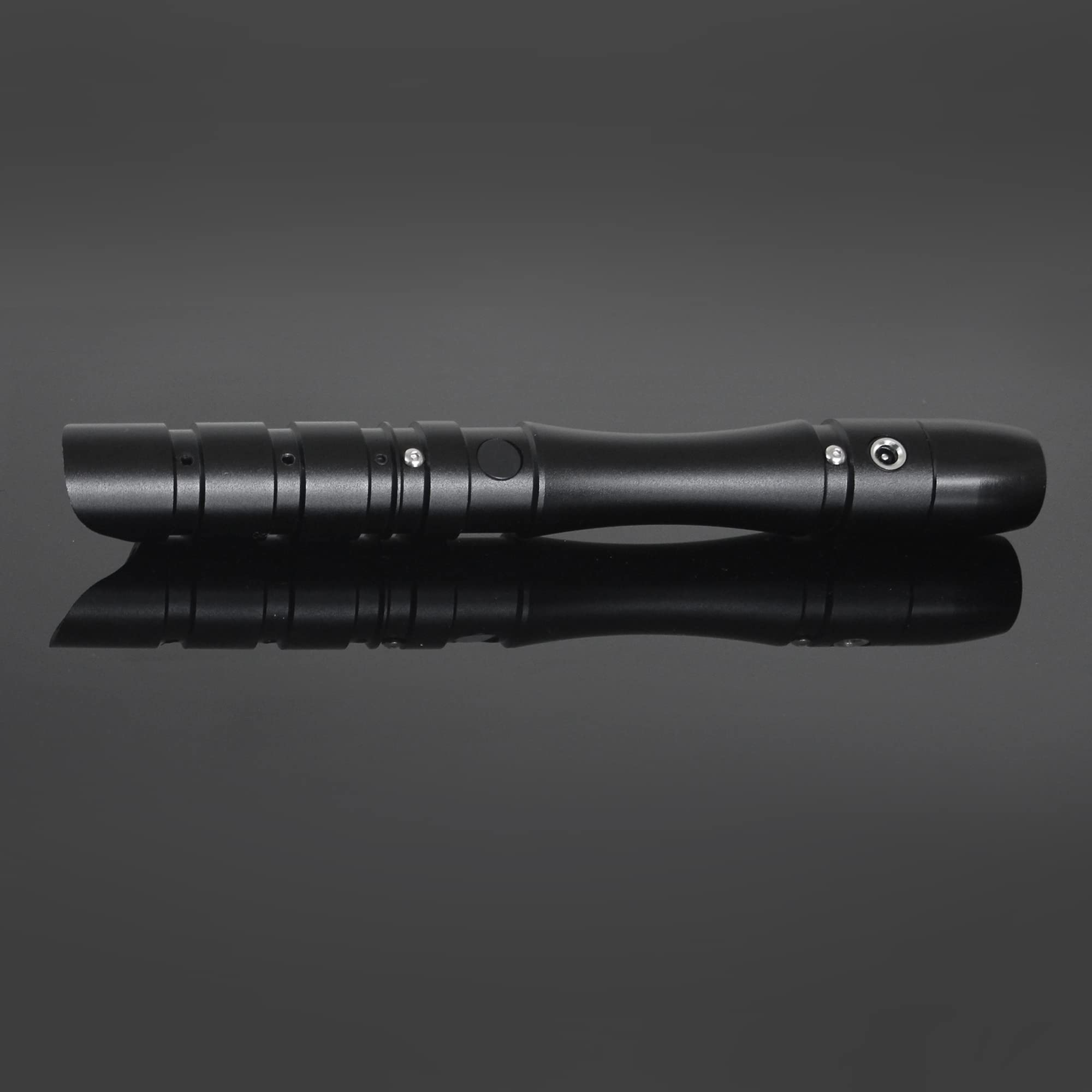 YDDSABER Pro Lightsaber, Jedi Sith Force FX LED Heavy Dueling, Rechargeable Light Saber for Adults & Kids, Metal Hilt, Loud Sound, High Light with FOC, Blaster (White)