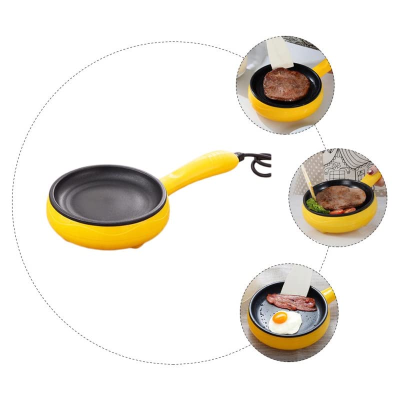 DHTDVD Frying Pan Pancake Griddle Cooking Pan Omelet Pan Non-Stick Saucepan Stainless Steel Electric Omelette Pan