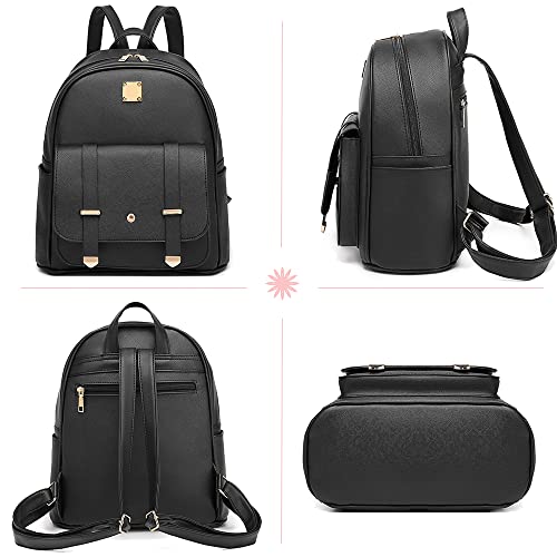 MACCINELO Girls Fashion Mini Leather Backpack Purse for Women Cute Small Backpack for Ladies Shoulder Bag over 5 years old