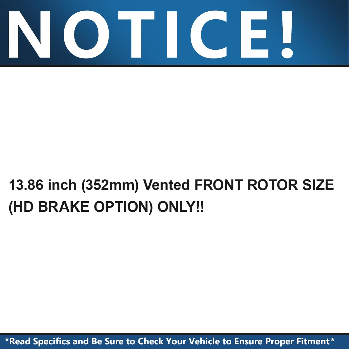 Detroit Axle - Front Brake Kit for 13-19 Ford Explorer Taurus Flex Police Interceptor Sedan Utility Lincoln MKS MKT Drilled & Slotted Brakes Rotors Ceramic Brake Pads Replacement : 13.86" inch Rotor