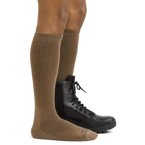 Darn Tough Tactical Over-The-Calf Extra Cushion Socks (T4050) Unisex – (Foliage Green, Large)