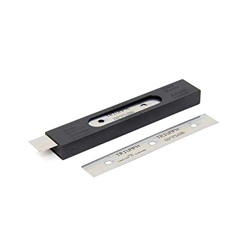 JBF Triumph Replacement Stainless Steel Blades for MK2 and MK3 Scrapers, Double edged Stainless Steel Blades / 6 inch / Pack of 25 Blades