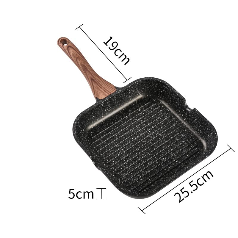 DHTDVD Steak Pan Multifunction Non Stick Pan Home Fried Eggs Cookware Maifanshi Saucepan General Purpose Induction Cooker