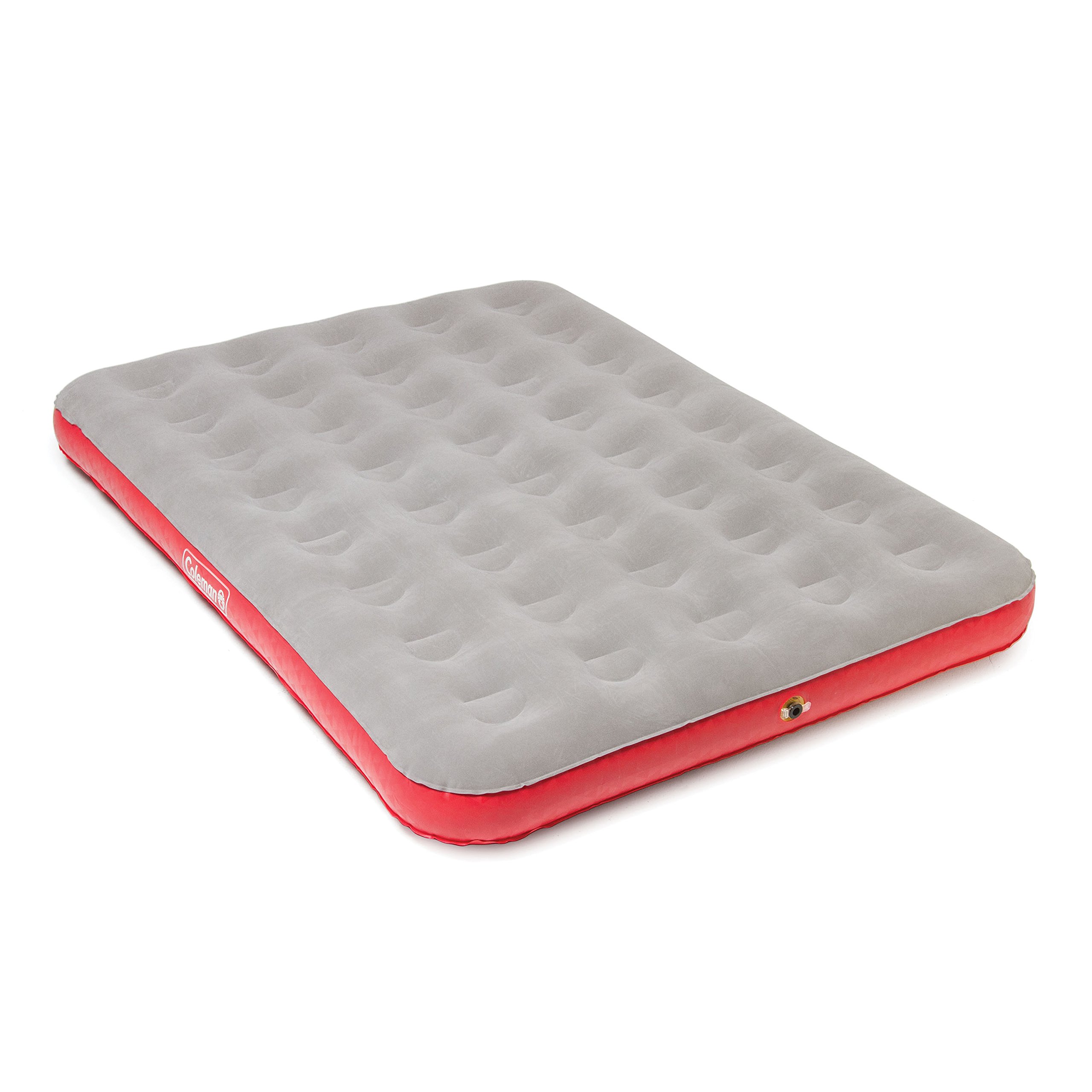 Coleman Quick Bed Plus Single High Airbed Mattress, Full Size, Red