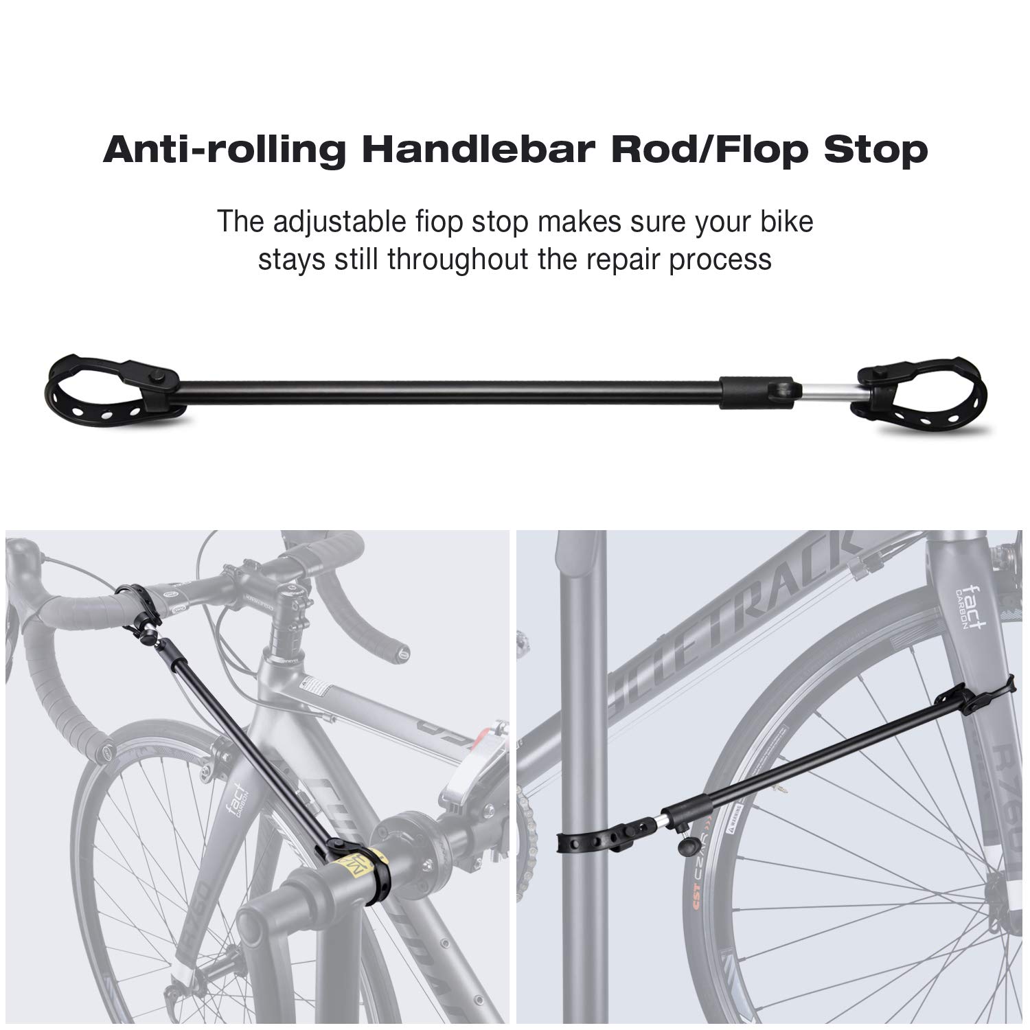 CXWXC Bike Repair Stand -Shop Home Bicycle Mechanic Maintenance Rack- Welded Head Height Adjustable for EBIKE and Road Bikes Maintenance