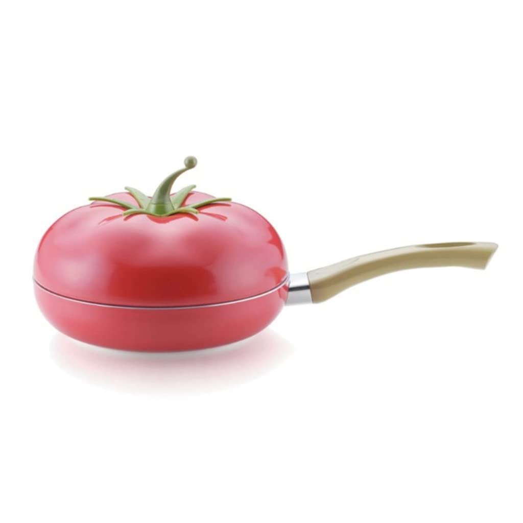 DHTDVD Tomato Stockpot Frying Pan Nonstick Cooking Pot Color Saucepan Induction Cooker Aluminum Cookware
