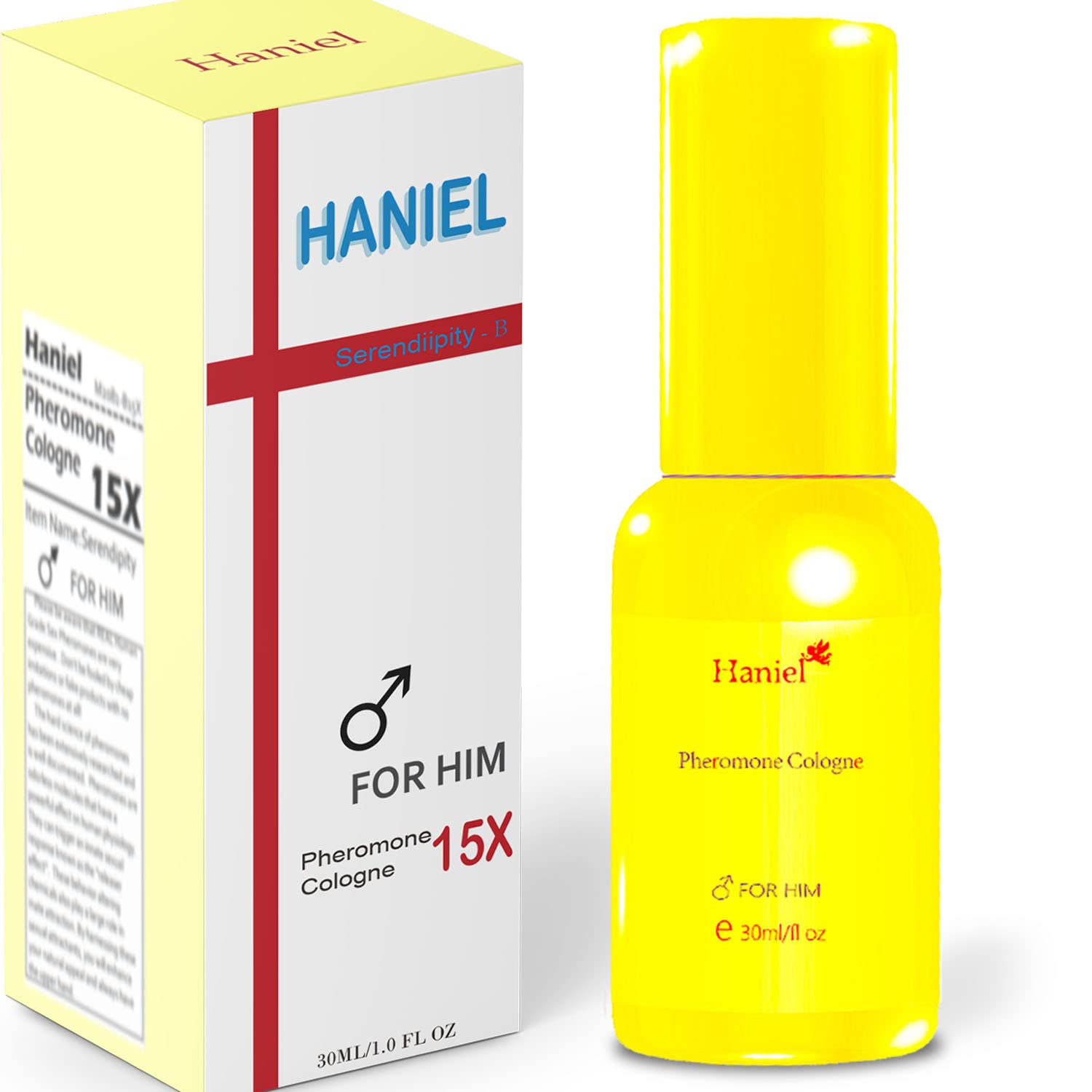 Haniel Mens Cologne, Pheromone Cologne for Men, Long lasting Pheromone Oil Base Perfume Attraction Formula for Men, Feromonas Para Atraer Mujer, Golden Lure Pheromone Perfume for Men