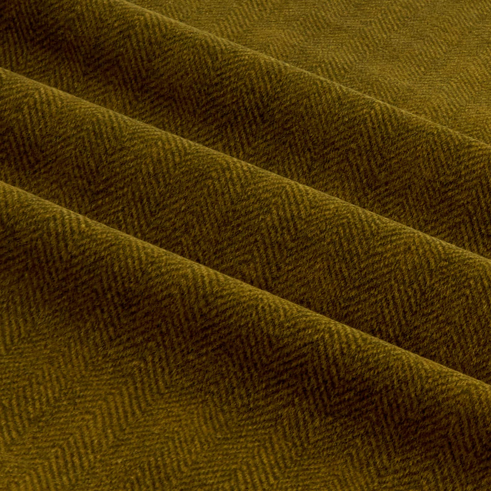 Maywood Studio Woolies Flannel Herringbone Green, Fabric by the Yard