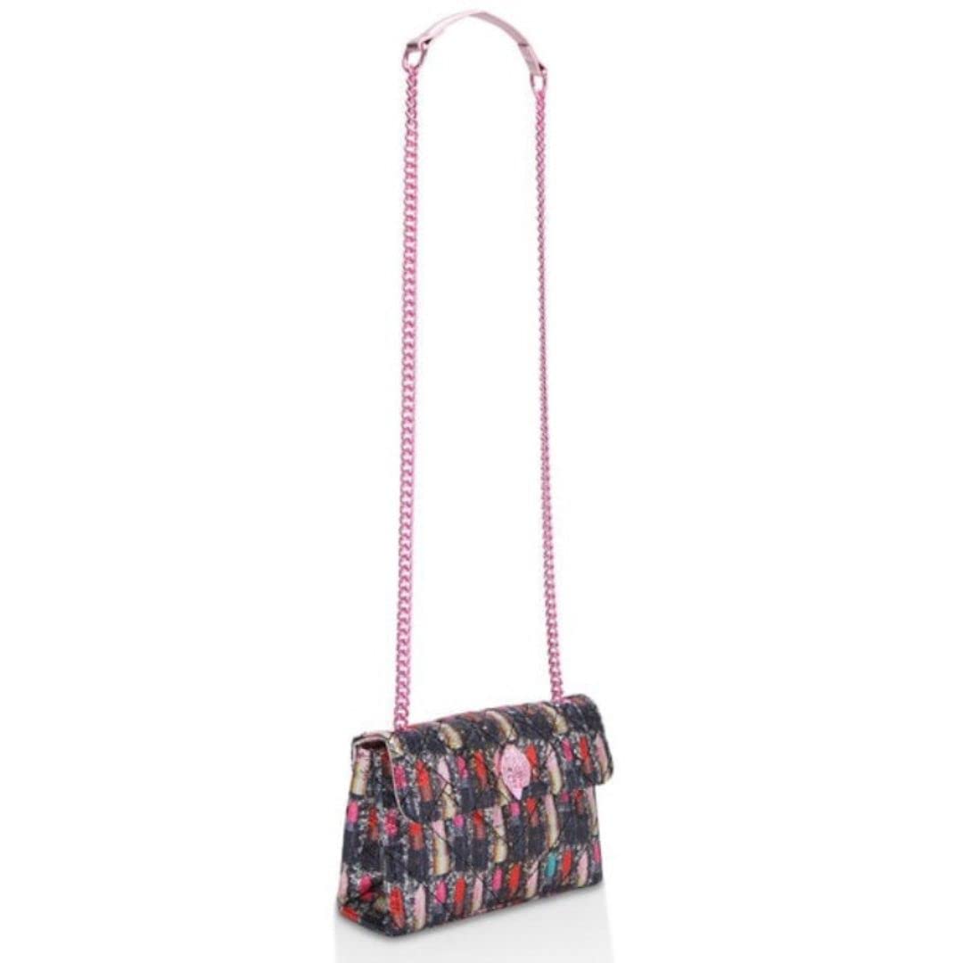 Kurt Geiger Crossbody Womens Kensington Medium Sequin Lipstick Quilted Bag