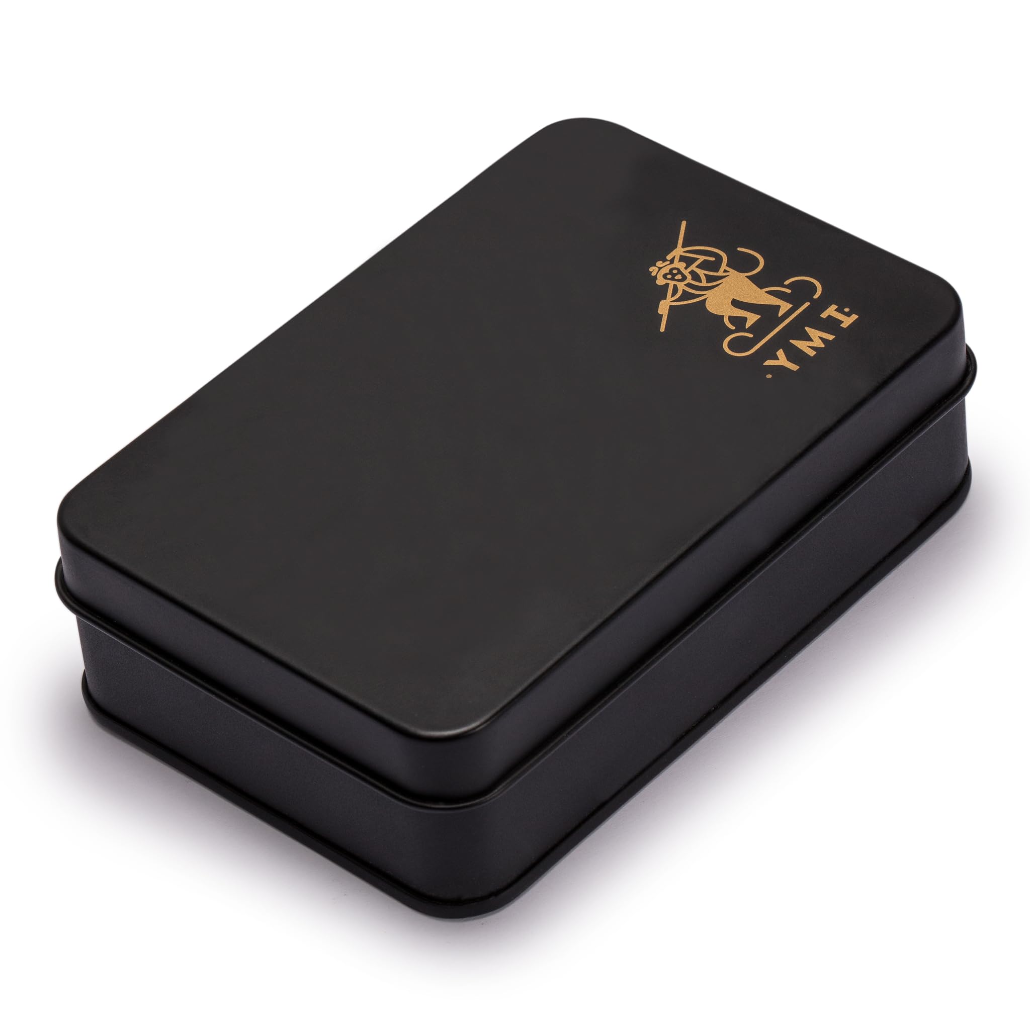 Yellow Mountain Imports Collector's 7 Rose Copper on Black Metal Dice Set with Storage Case, Copper Rose - for Role Playing Games (RPG), DND, MTG, and Other Dice Games - Made