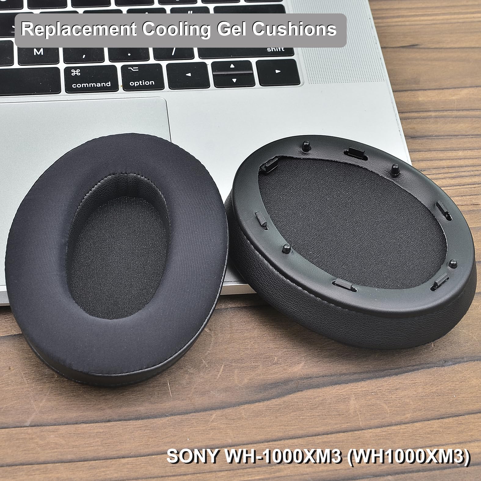 defean WH-1000XM3 Cooling Gel Ear Pads Replacement Cover Cushions Compatible with Sony WH-1000XM3 (WH1000XM3) Headphones