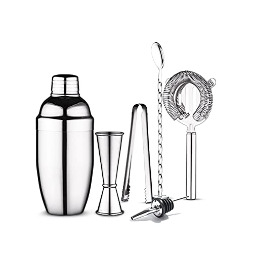 Cocktail Shaker Set Cocktail Shaker Bartender Kit Cocktail Shaker Set by Drink Mixer Set with Bar Tools 6 Pieces Bar Tools (Color : C)
