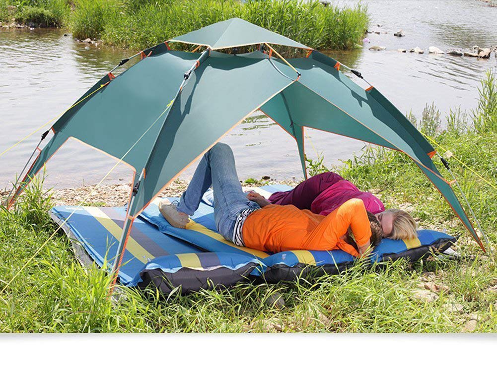 Diamond Candy Pop Up Tents for Camping 2-3 Person, 3000mm Waterproof Tent, Instant Setup in 60 Seconds, 2 Ventilated Mesh Doors, 8x7 ft Sun Shelter