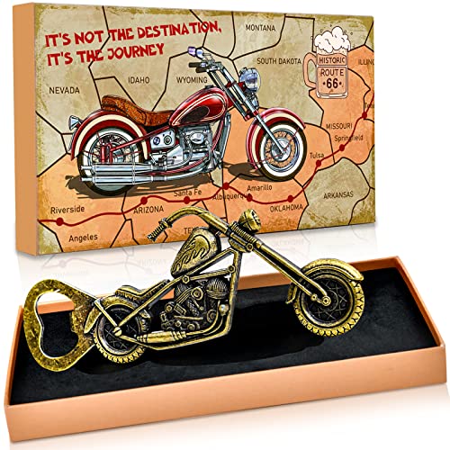 Stocking Stuffers Gifts for Men - Unique Funny Christmas Birthday Gifts for Men Dad Grandpa Who Have Everything Bottle Opener Novelty Motorcycle Beer Gifts Christmas Presents for Boyfriend Husband Him