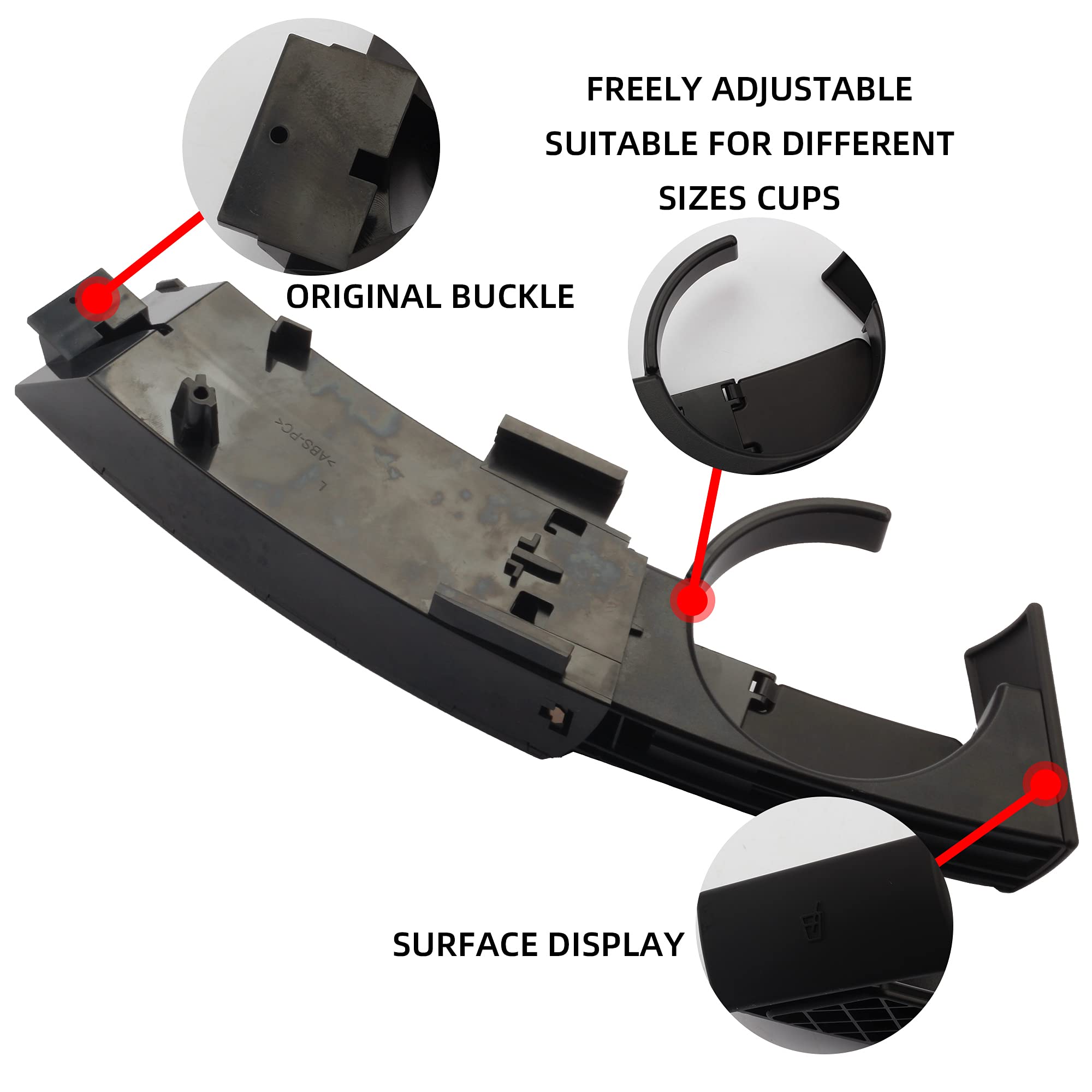Dasbecan Dashboard Right Passenger Side Cup Holder Replacement Compatible with BMW Z4 E85 E86 2003-2008 Replaces# 51457070324