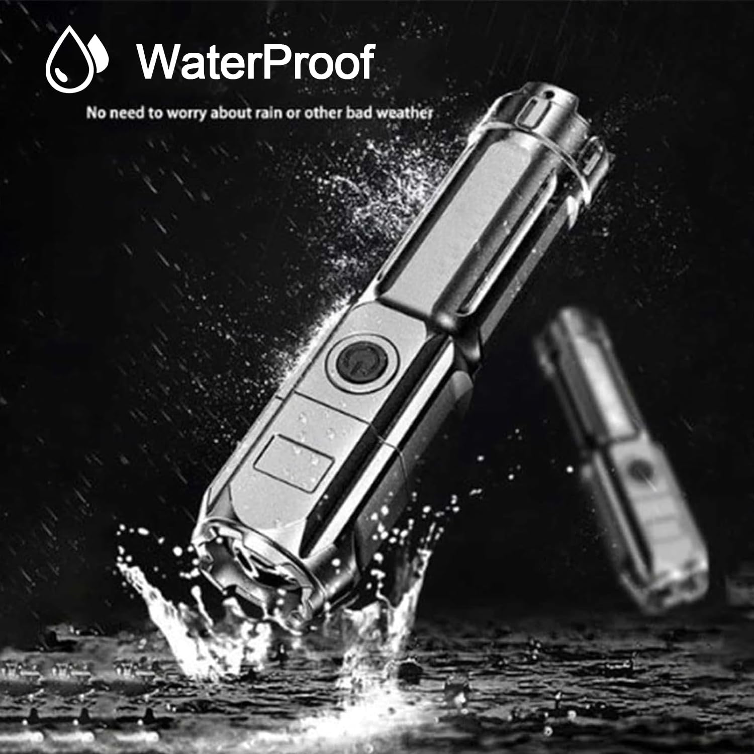 Peachloft Flashlight, 2024 Best Peachloft Flash Light, 900000 Lumen Flashlight Rechargeable, Flashlights High Lumens, Powerful LED FlashLight for Hiking & Camping, Adjustable Zoom, IPX6 Waterproof (1)