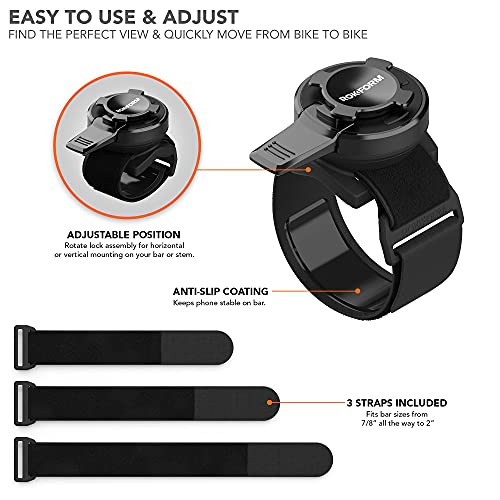 Rokform - iPhone 13 Mini Crystal Case + Universal Bike Phone Mount