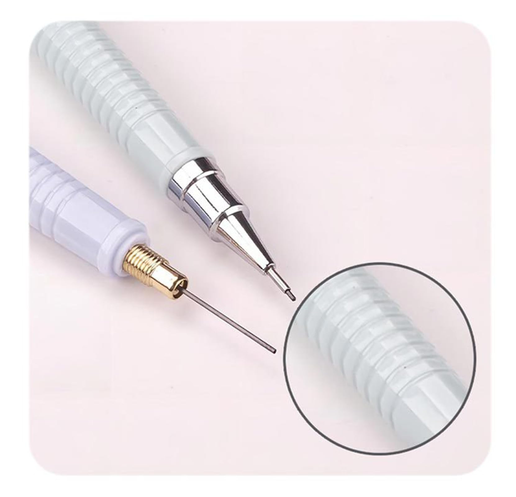 COLNK Mechanical Pencil Set, 6PCS Pastel Art Mechanical Pencils for Drawing& Sketching, Cute 0.5mm Pencils Mechanical for Girls Women Students