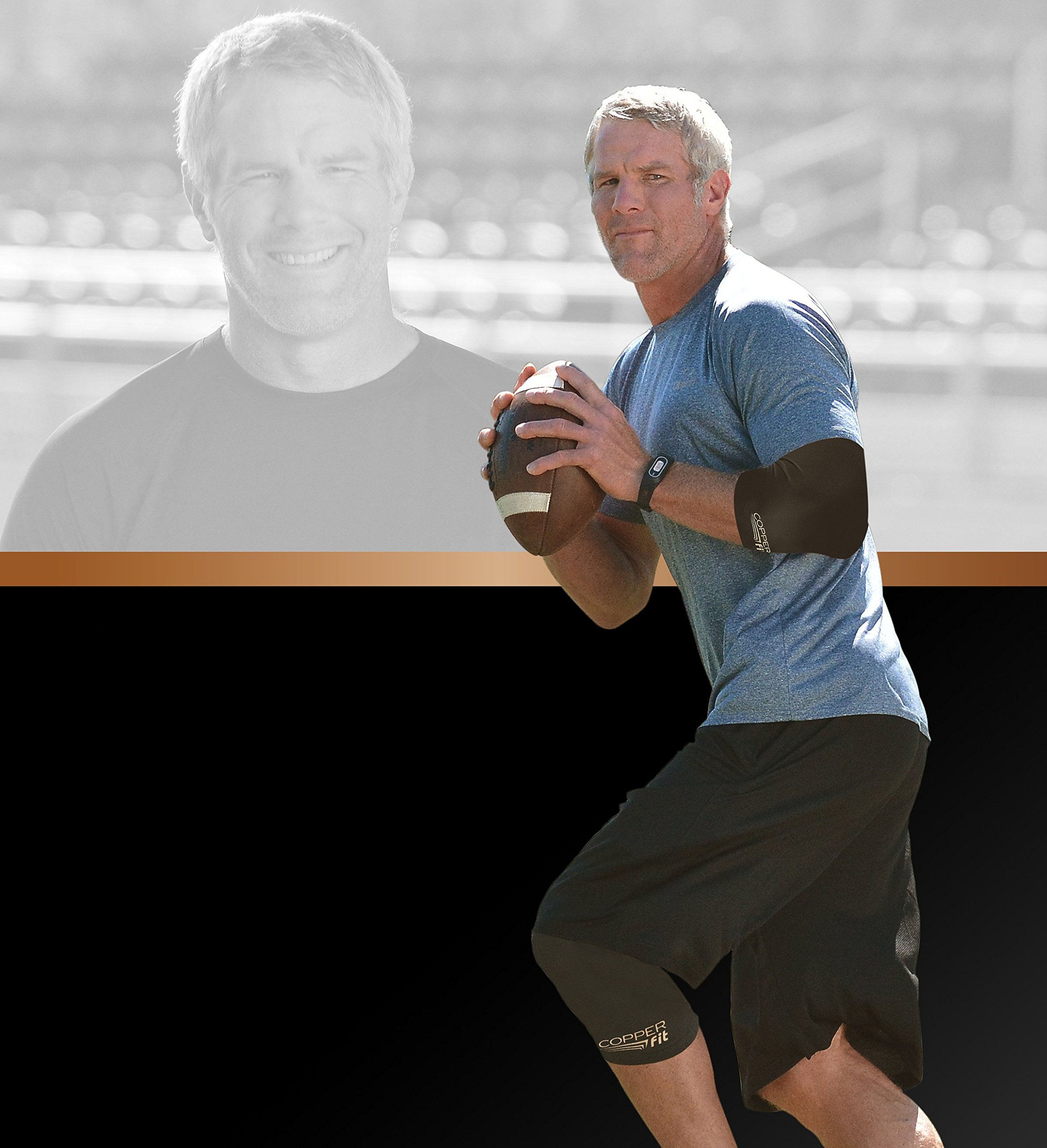Copper Fit MEDIUM SIZE Copper Infused Knee Sleeve Uni-sex Compression Sleeve 15.5" - 16.5"
