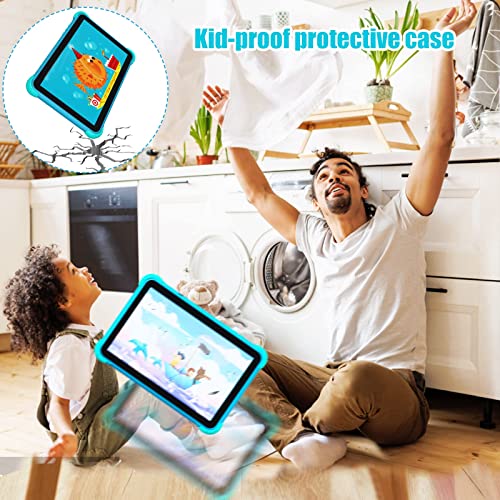 YINOCHE Kids Tablet Android Toddler Tablet for Kids Tablets for Kids 2GB+32GB with Gamepad Support Parental Control Children's Tablet Dual Cameras,Games, Kid Proof Case Netflix YouTube