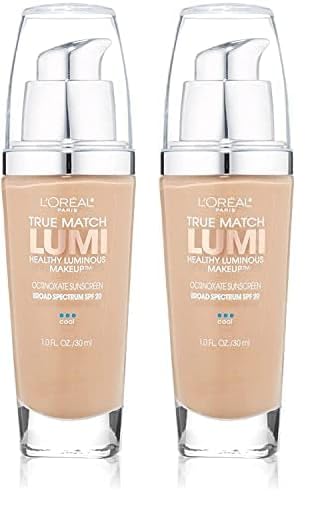 L'Oréal Paris True Match Lumi Healthy Luminous Makeup, C5 Classic Beige, 1 fl; oz. (Pack of 2)