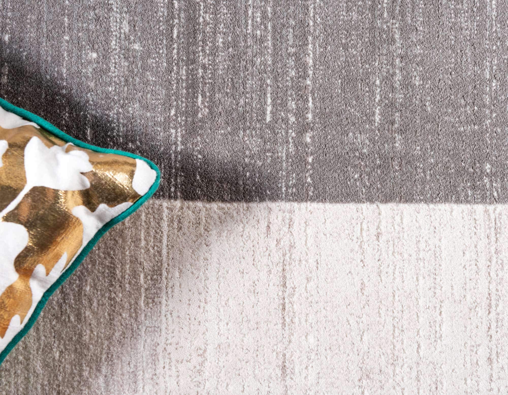 Unique Loom Jill Zarin Uptown Collection Area Rug - Yorkville (8'x 10' Rectangle, Gray/ Ivory)