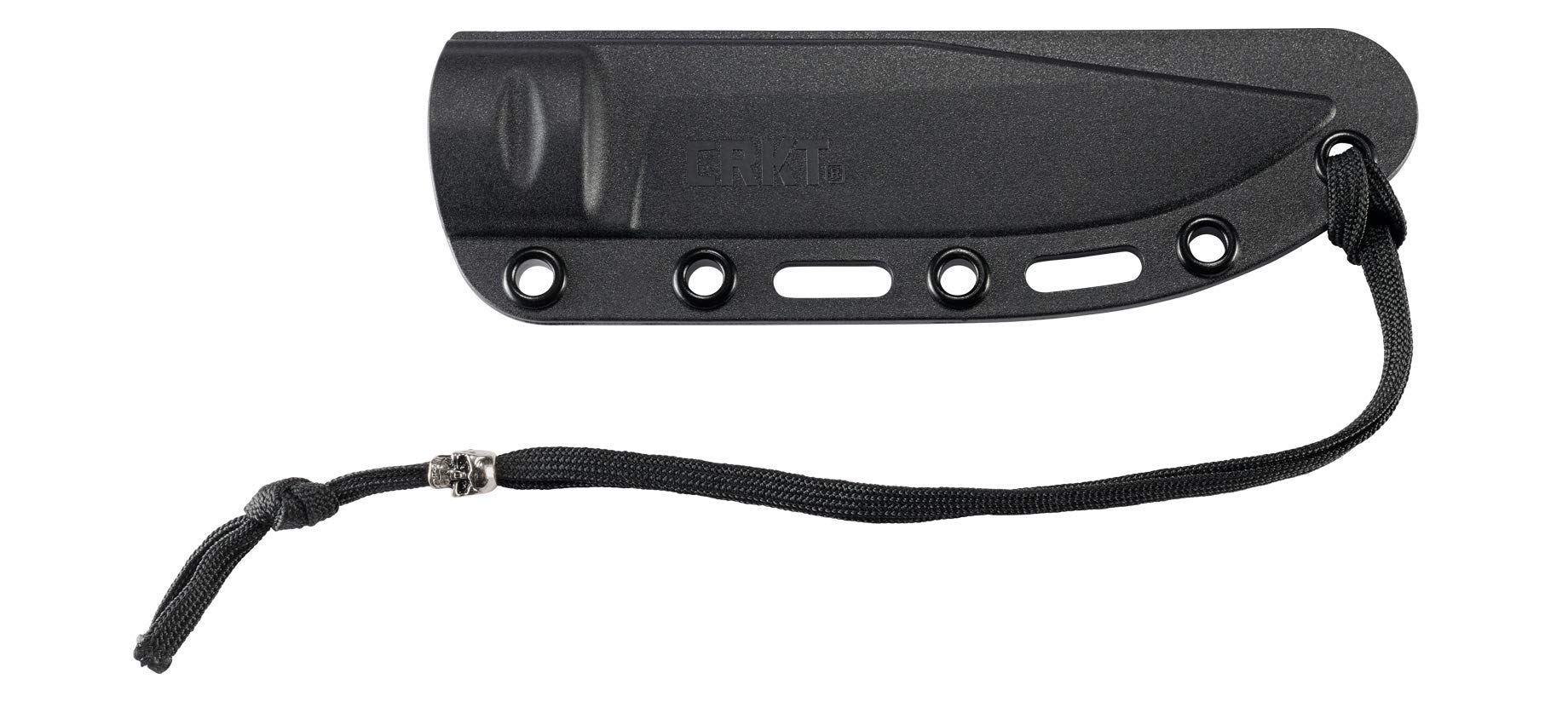 CRKT Nishi EDC Knife: Everyday Carry Fixed Blade Knife, Clip Point Blade with Titanium Nitride Finish, Cord Wrapped Handle, Sheath 2290